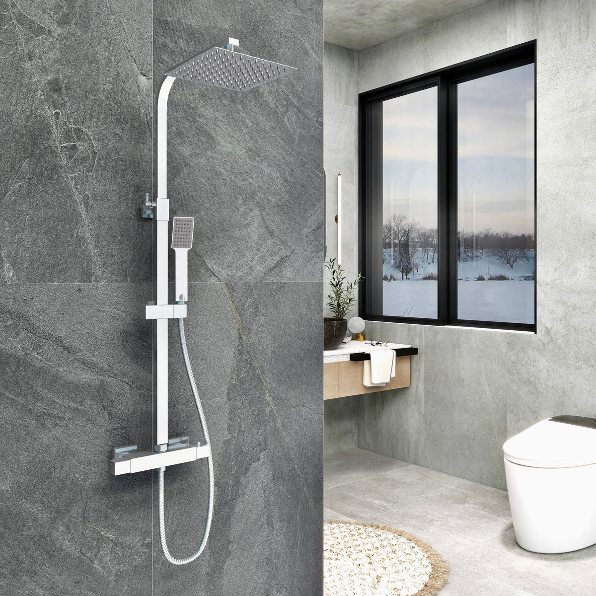 MDS Shower 38 Degrees Constant Temperature Shower, Single Function ...